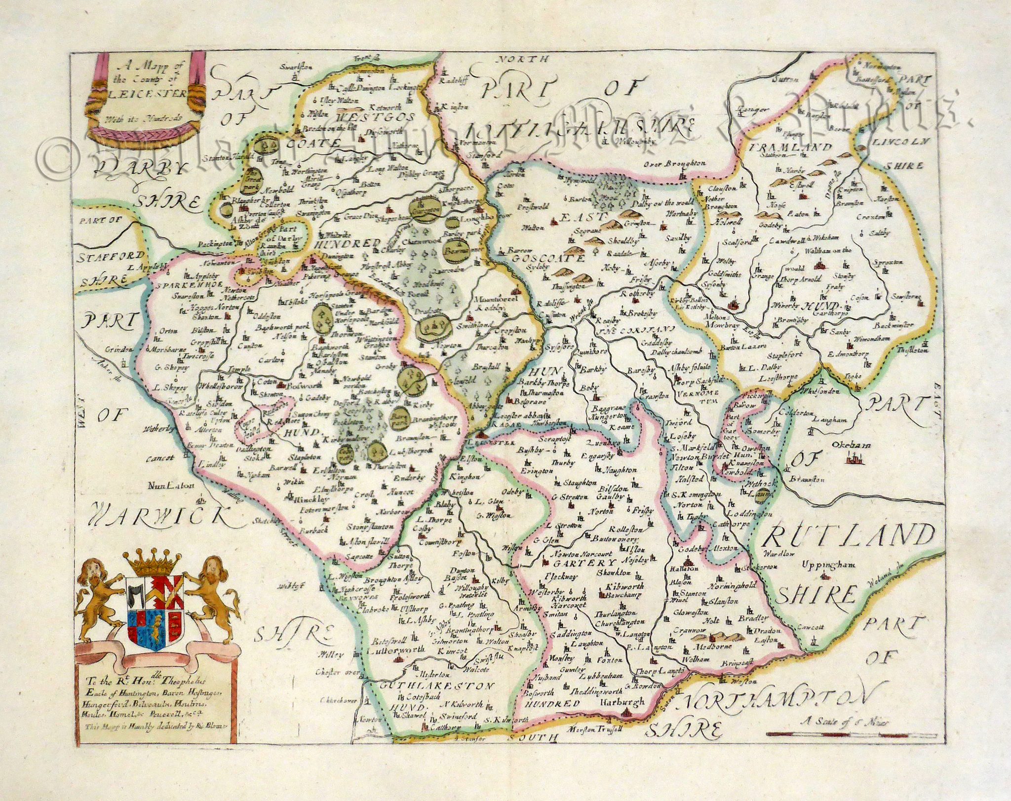 Leicestershire Maps – Welland Antique Maps