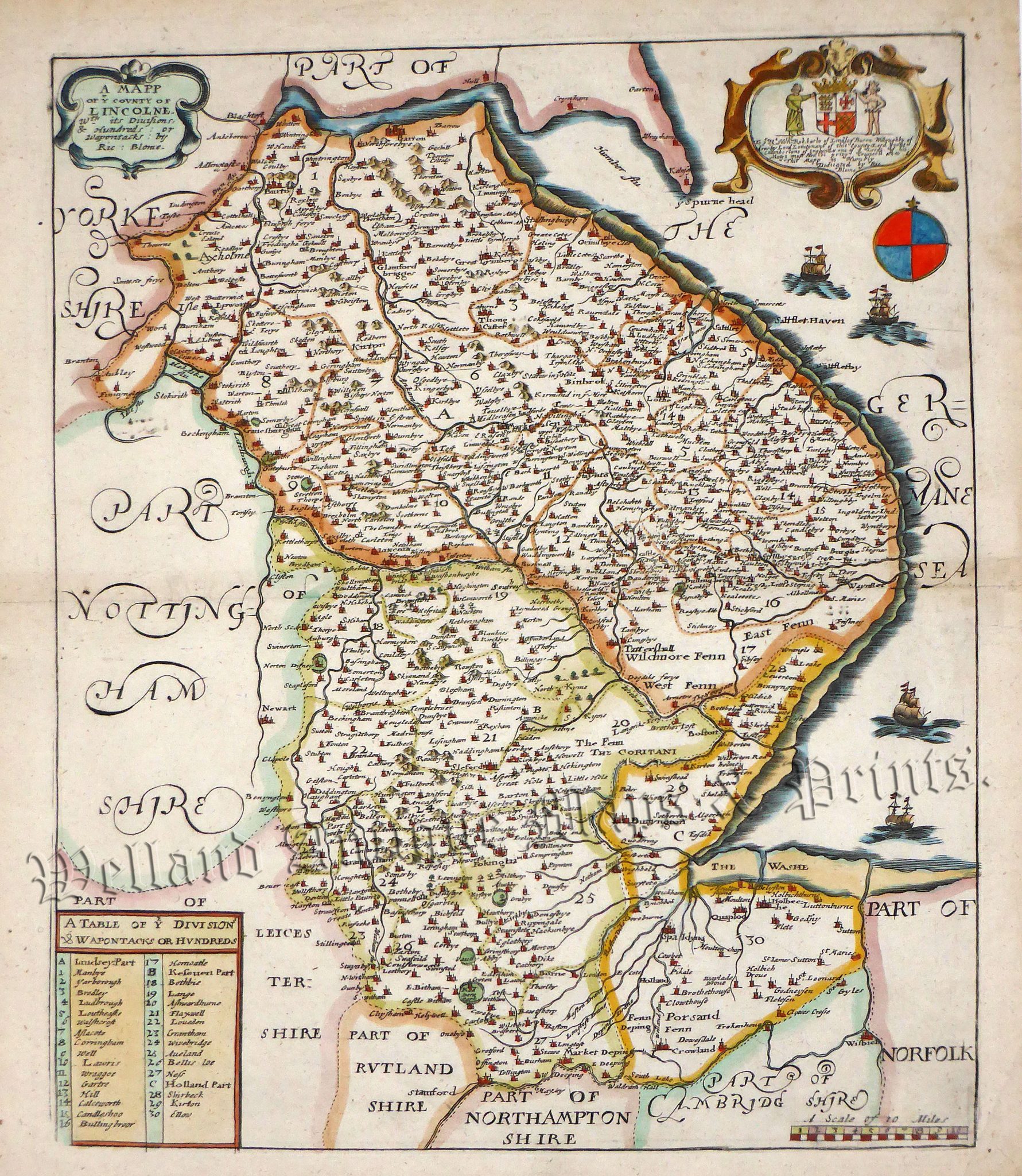 Lincolnshire Maps Archives - Welland Antique Maps