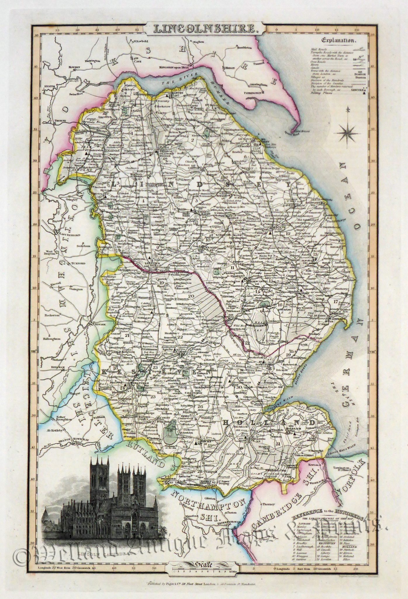 Lincolnshire Maps Archives - Page 2 of 2 - Welland Antique Maps