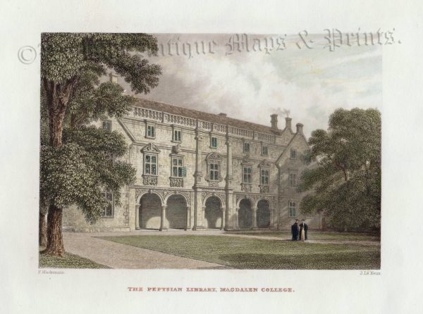 'THE PEPYSIAN LIBRARY, MAGDALEN COLLEGE.' [Cambridge] by F. Mackenzie ...