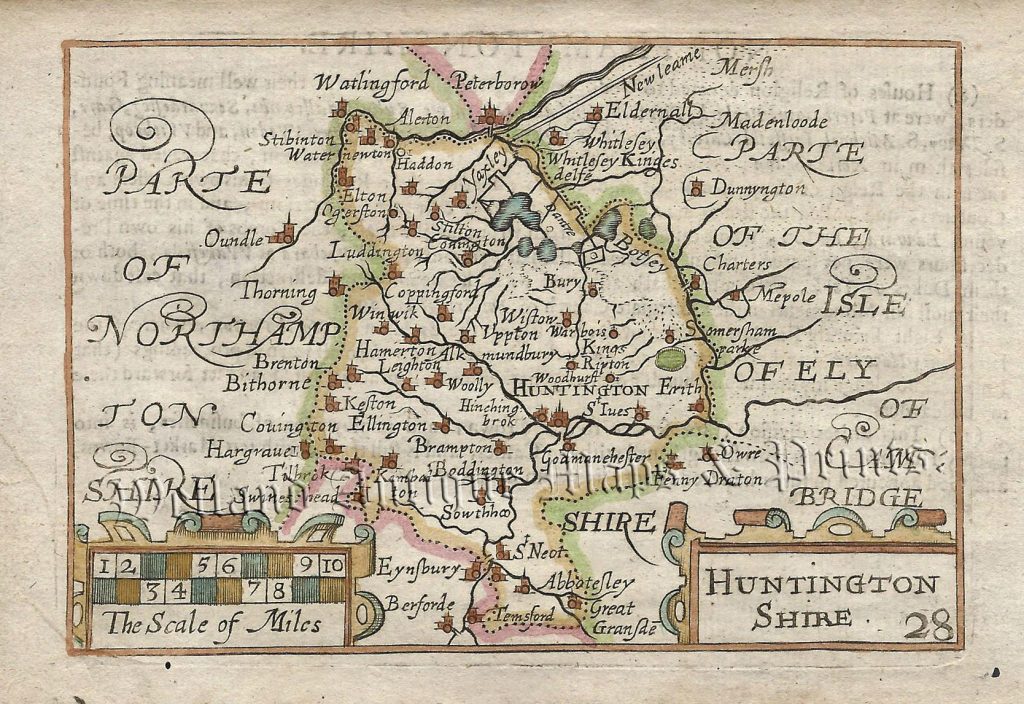 Huntingdonshire Maps Archives - Page 2 of 2 - Welland Antique Maps