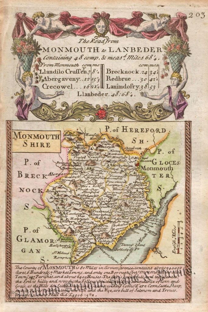 Monmouthshire Maps Archives - Welland Antique Maps