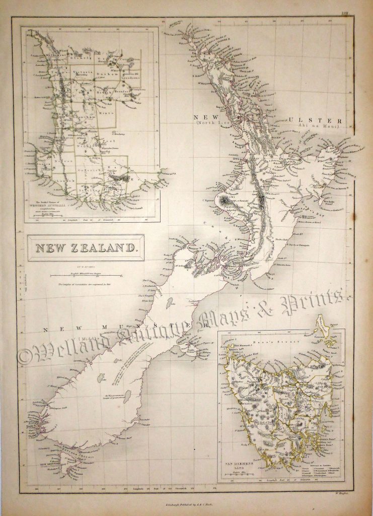 New Zealand Archives - Welland Antique Maps