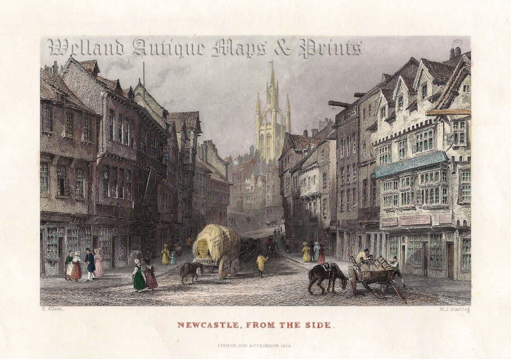 Newcastle Prints Archives - Welland Antique Maps