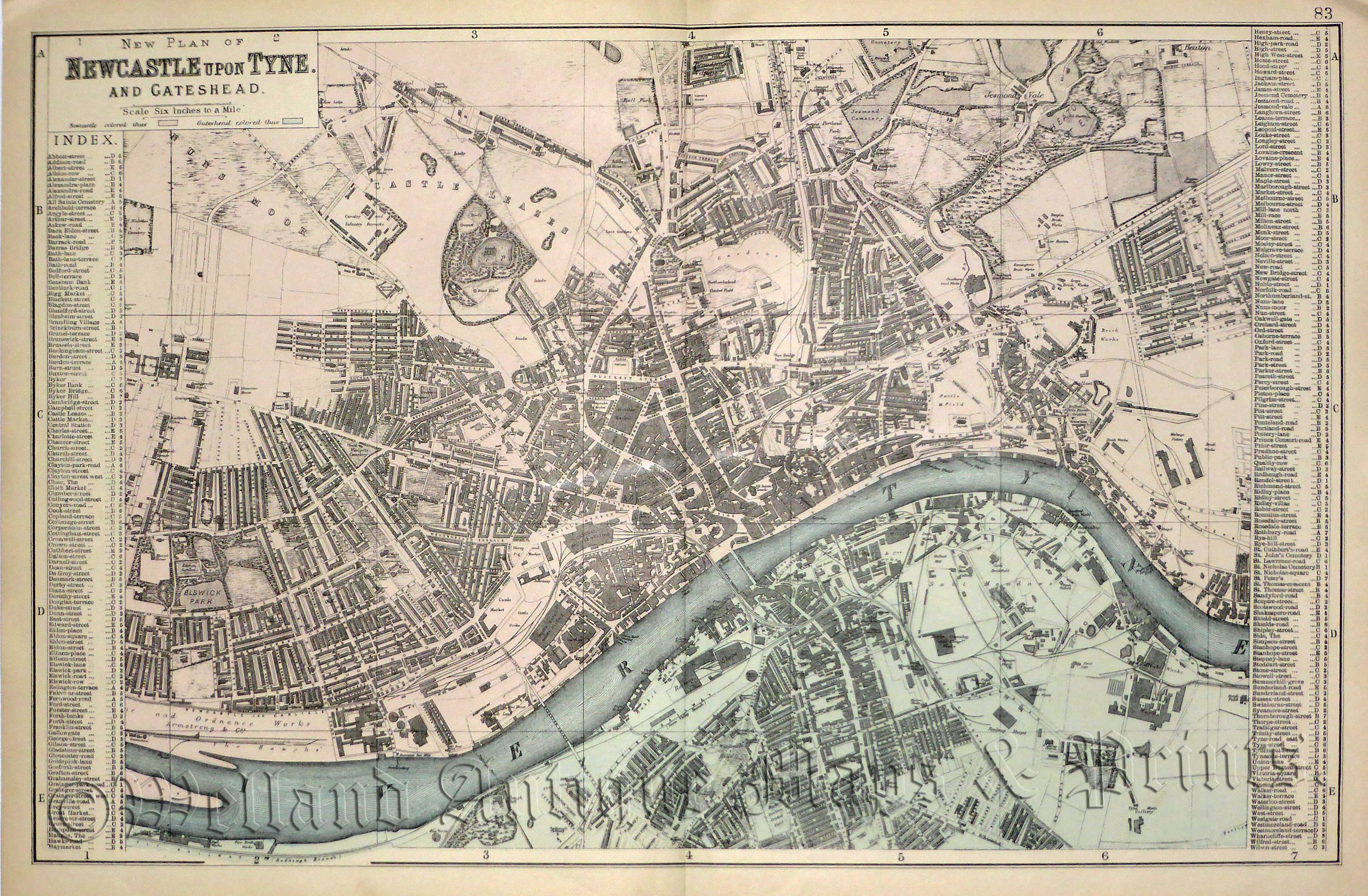 Newcastle Map