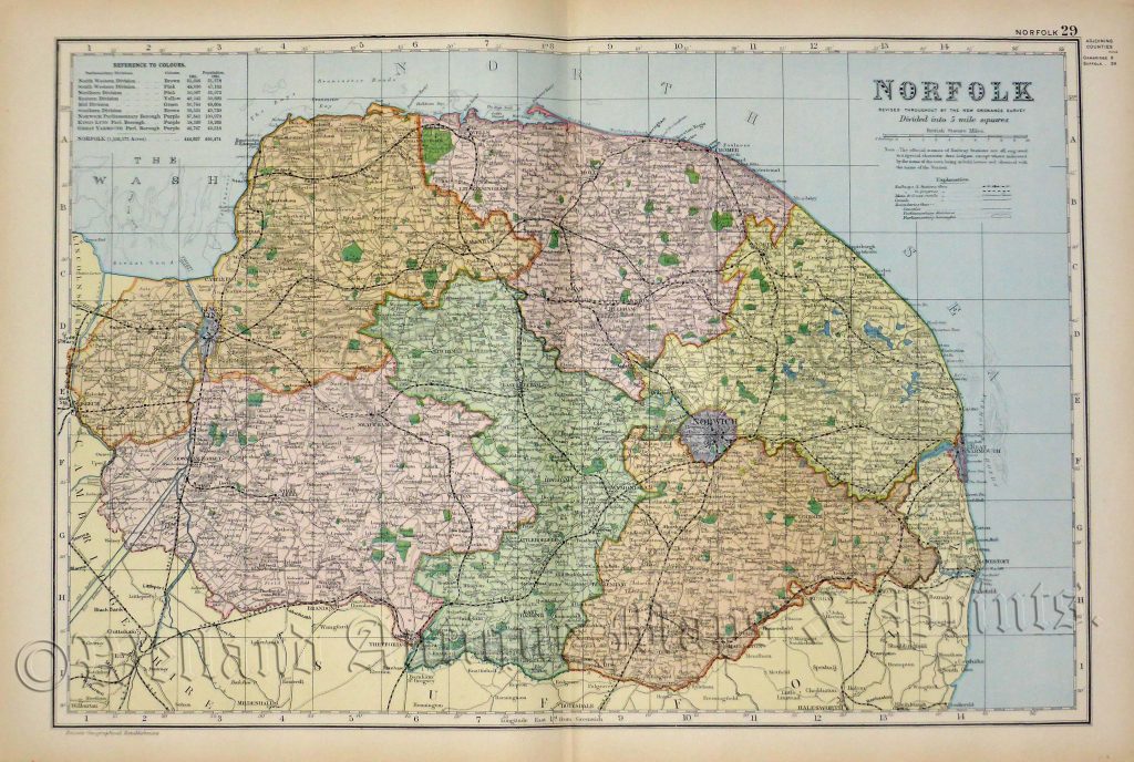 Norfolk Maps Archives - Welland Antique Maps