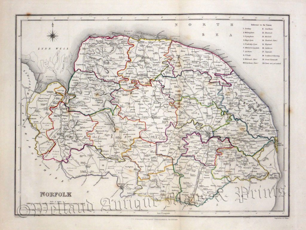 'NORFOLK' by Gray & Son / Archibald Fullarton & co. c.1840s - Welland ...