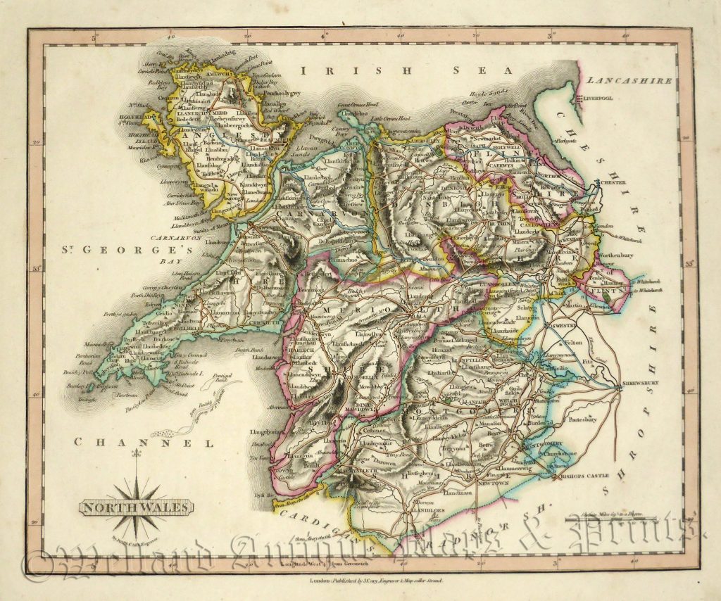 General & Regional Maps of Wales – Welland Antique Maps