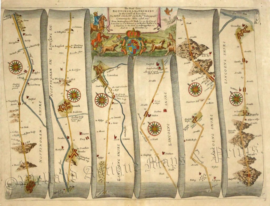 Ogilby Road Strip Maps Archives - Page 2 of 2 - Welland Antique Maps