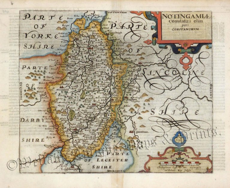 Nottinghamshire Maps – Welland Antique Maps