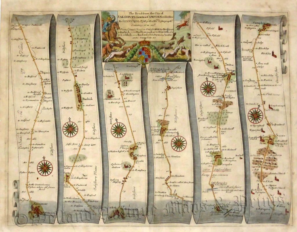 Ogilby Road Strip Maps Archives - Page 2 of 2 - Welland Antique Maps