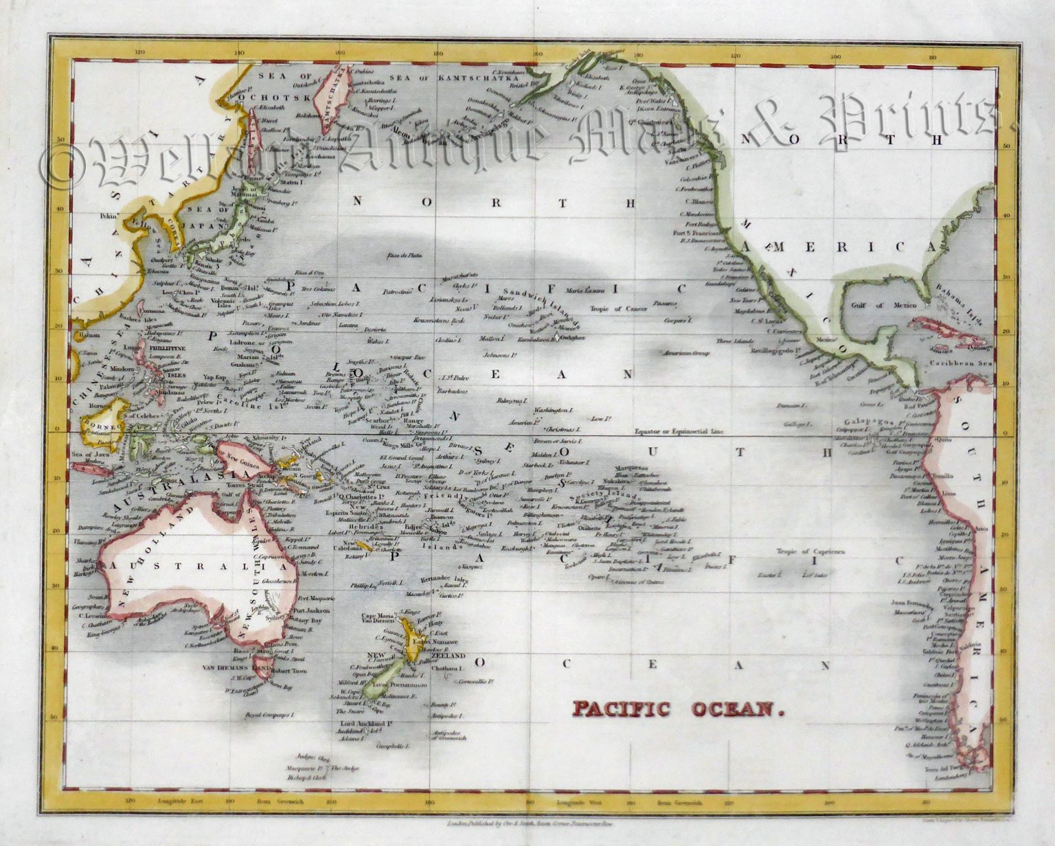 Pacific Ocean / Oceania Archives - Welland Antique Maps