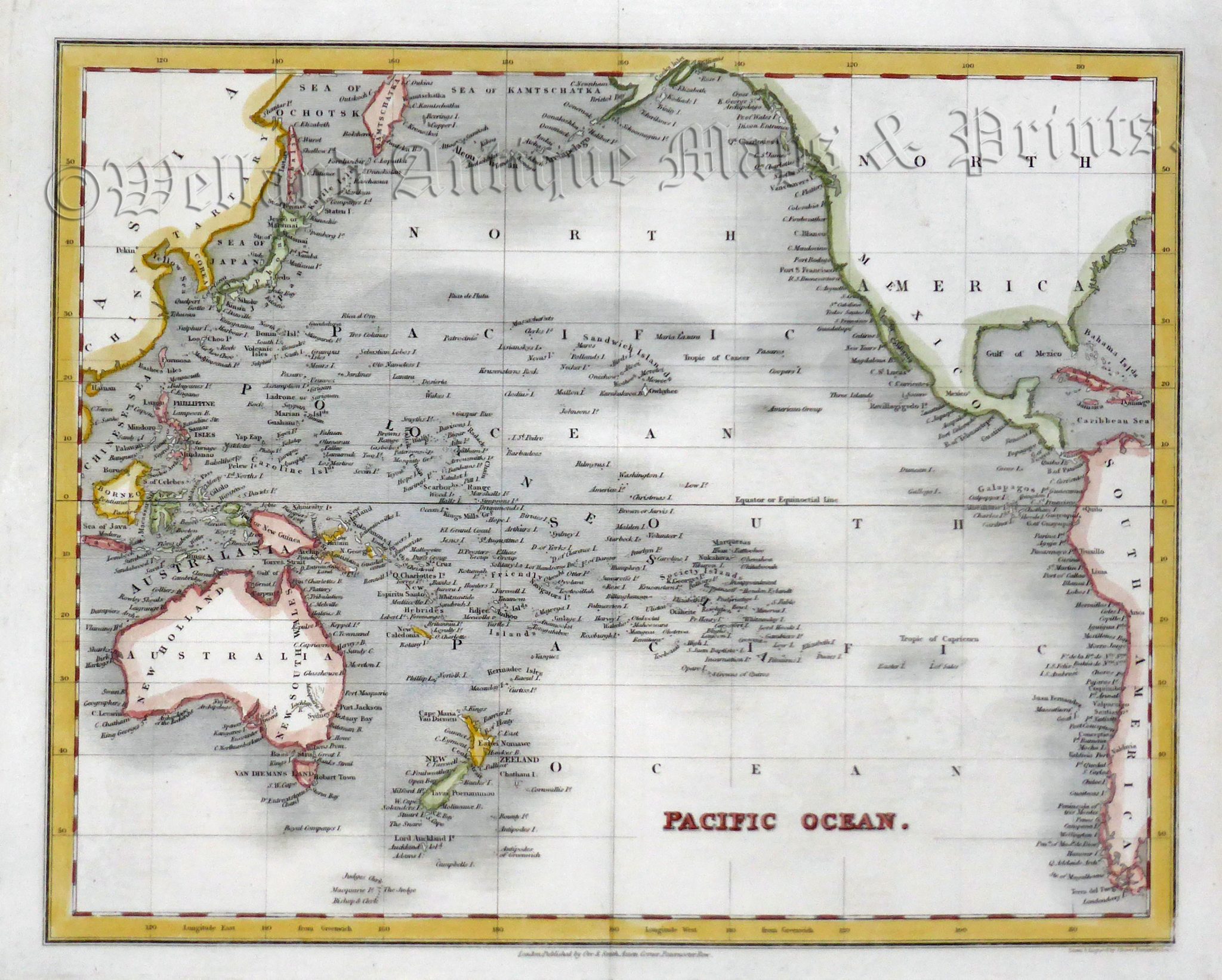 Pacific Ocean / Oceania Archives - Welland Antique Maps