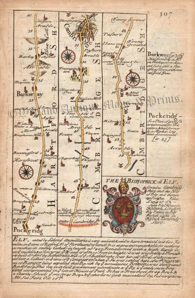 Owen & Bowen Road Strips 1720-c.1764 Archives - Welland Antique Maps