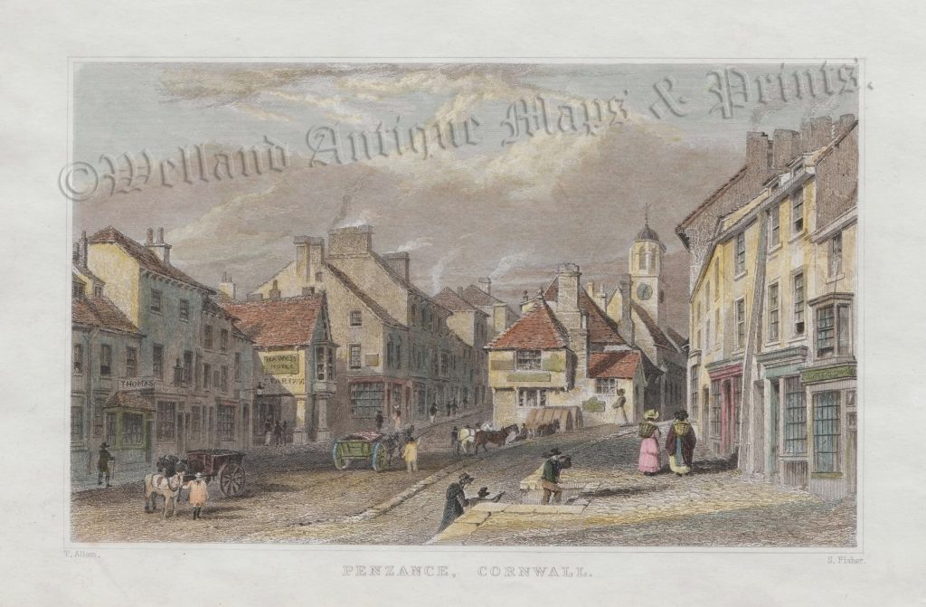 'A View of St. Michael's Mount in Cornwall.' c.1769 (ex England ...