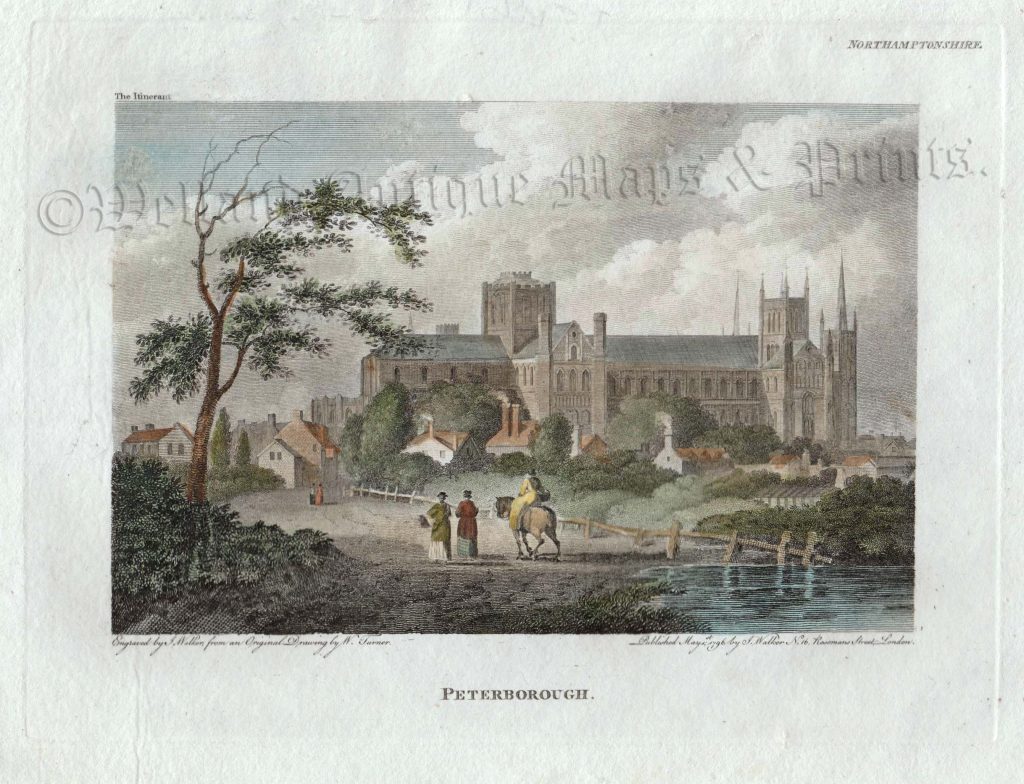 ‘East end of Peterborough Cathedral’ by J. Storer c.1817 – Welland ...
