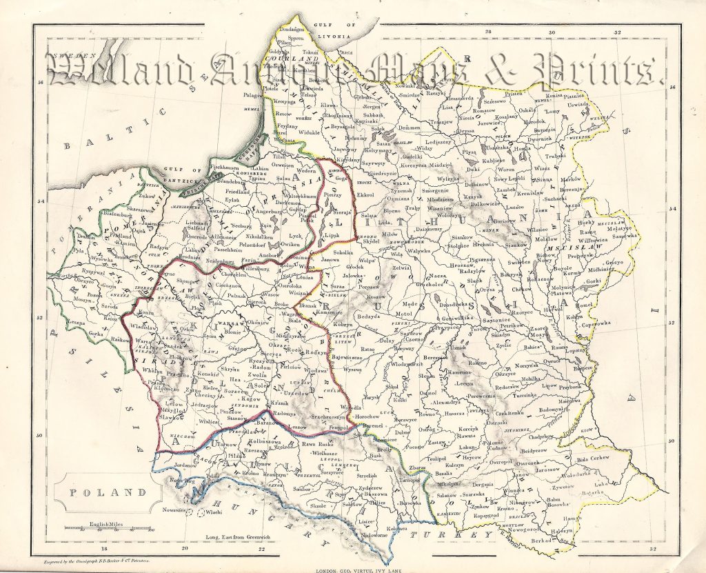 Poland & The Baltic Archives - Welland Antique Maps