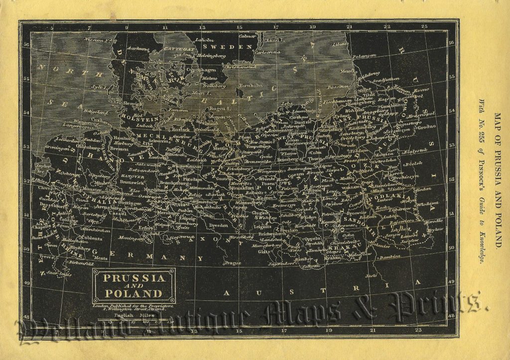 ”POLAND’ by John Pinkerton c.1814 / 1815 – Welland Antique Maps