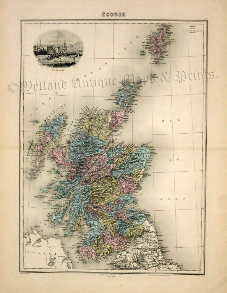 General Maps of Scotland Archives - Welland Antique Maps