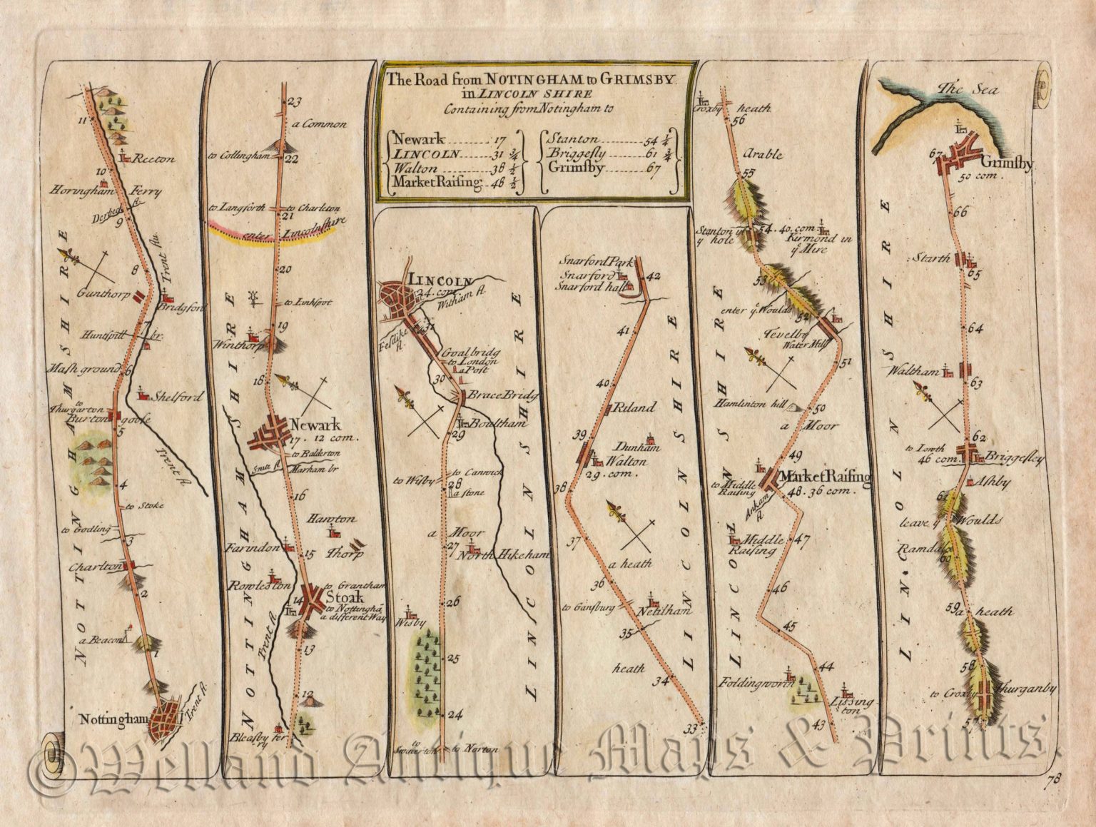 Other Road Maps Archives - Welland Antique Maps