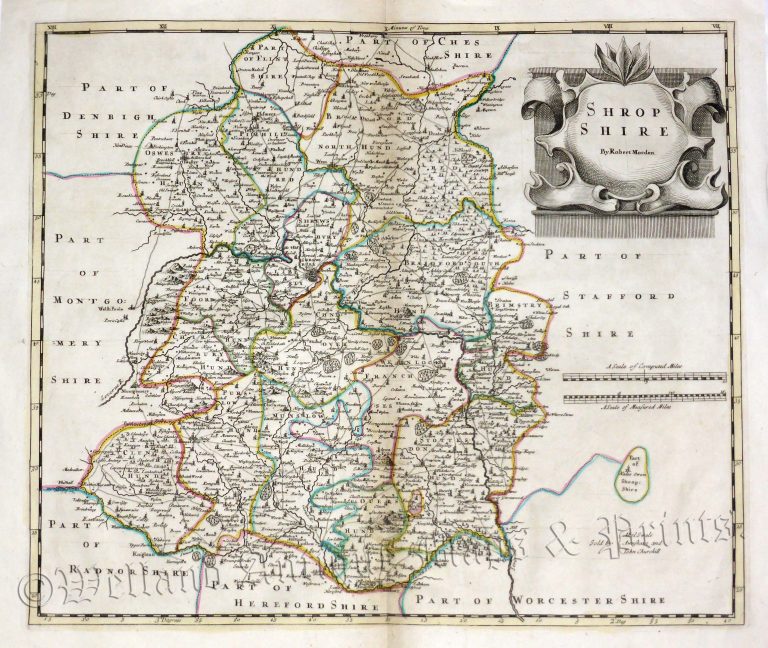 Shropshire Maps Archives - Welland Antique Maps