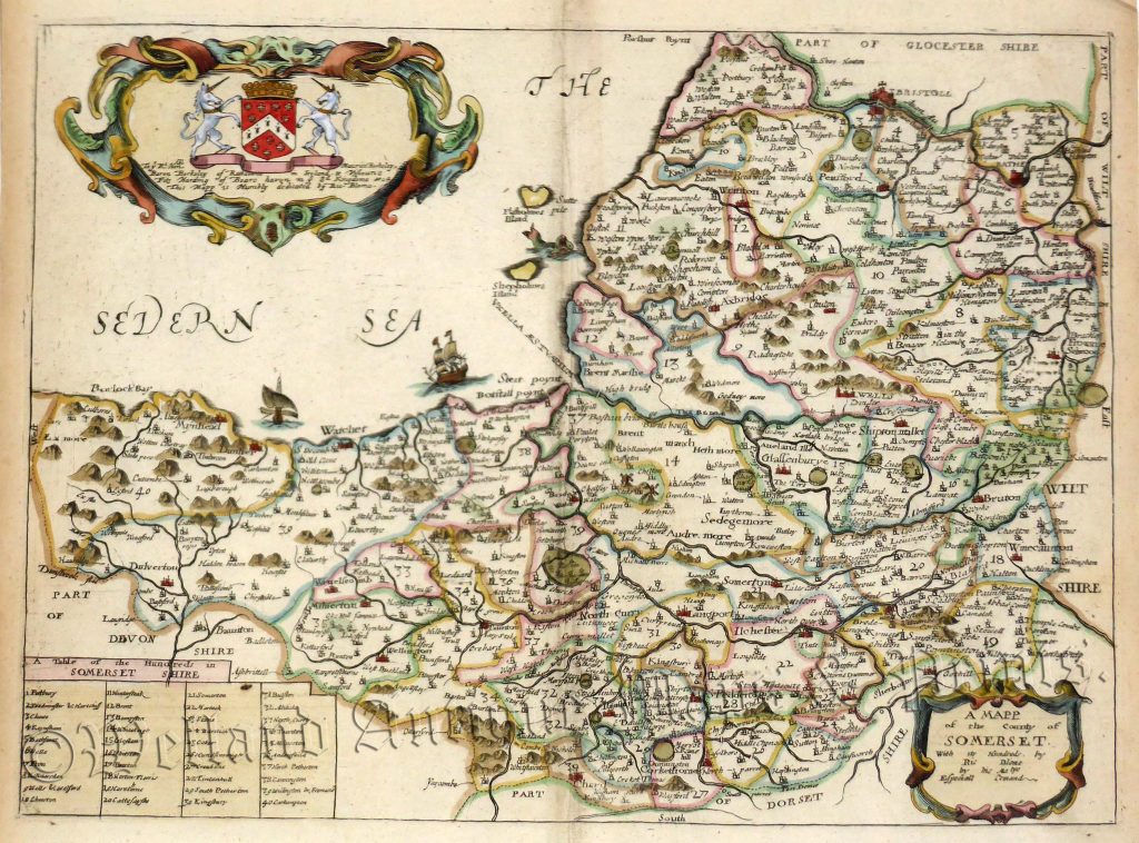 Somerset Maps Archives - Welland Antique Maps