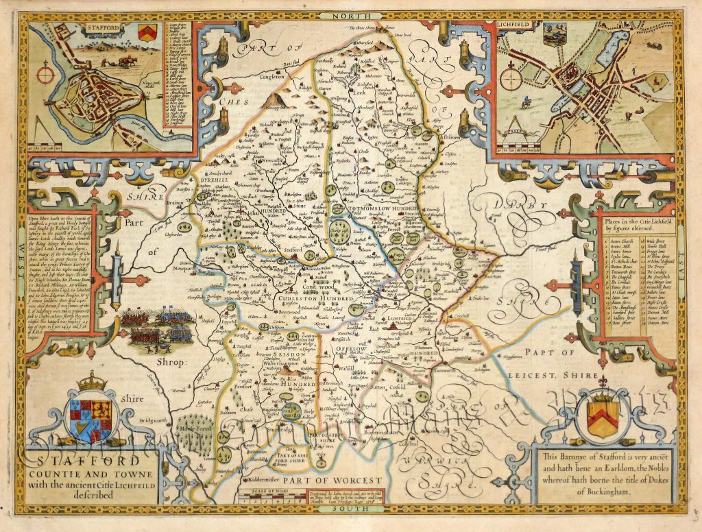 Staffordshire Maps Archives - Welland Antique Maps