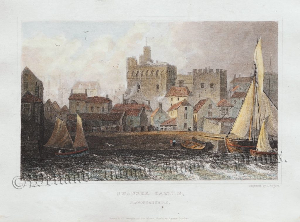 ‘PENRICE CASTLE. GLAMORGANSHIRE’ by Thomas Dugdale c.1840s – Welland ...