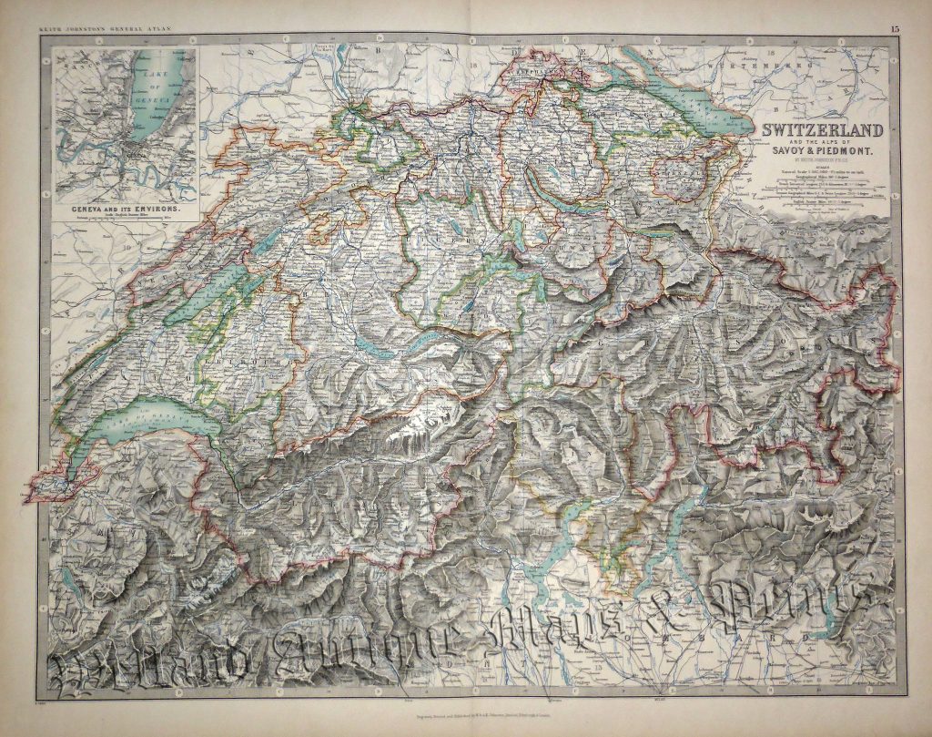Switzerland – Welland Antique Maps
