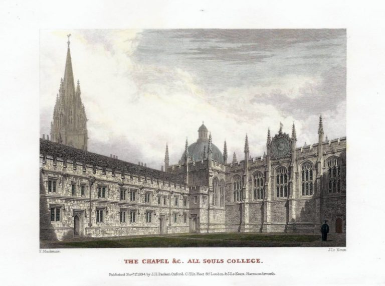 All Souls College Archives - Welland Antique Maps