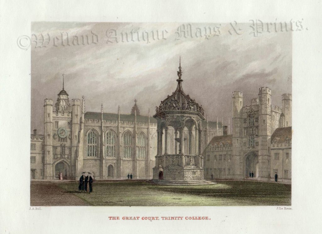 Trinity College Archives - Welland Antique Maps