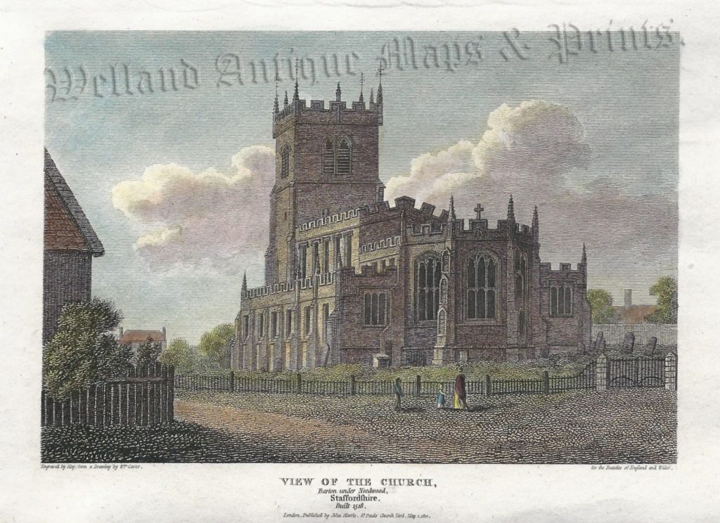 'View of Tutbury Castle in Staffordshire.' c.1769 (ex 'England Display ...