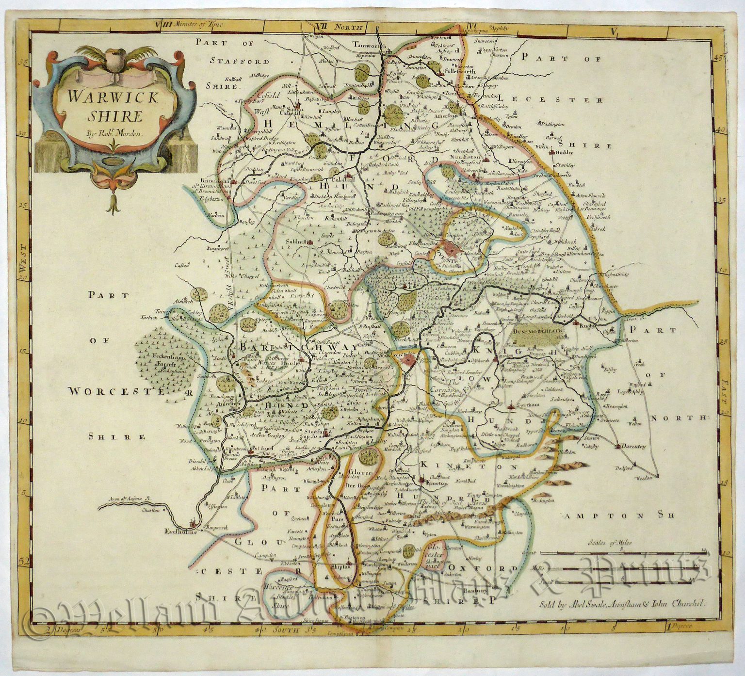 Warwickshire Maps Archives - Welland Antique Maps