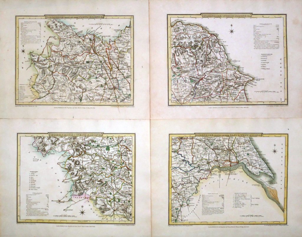General Maps of Yorkshire Archives - Welland Antique Maps
