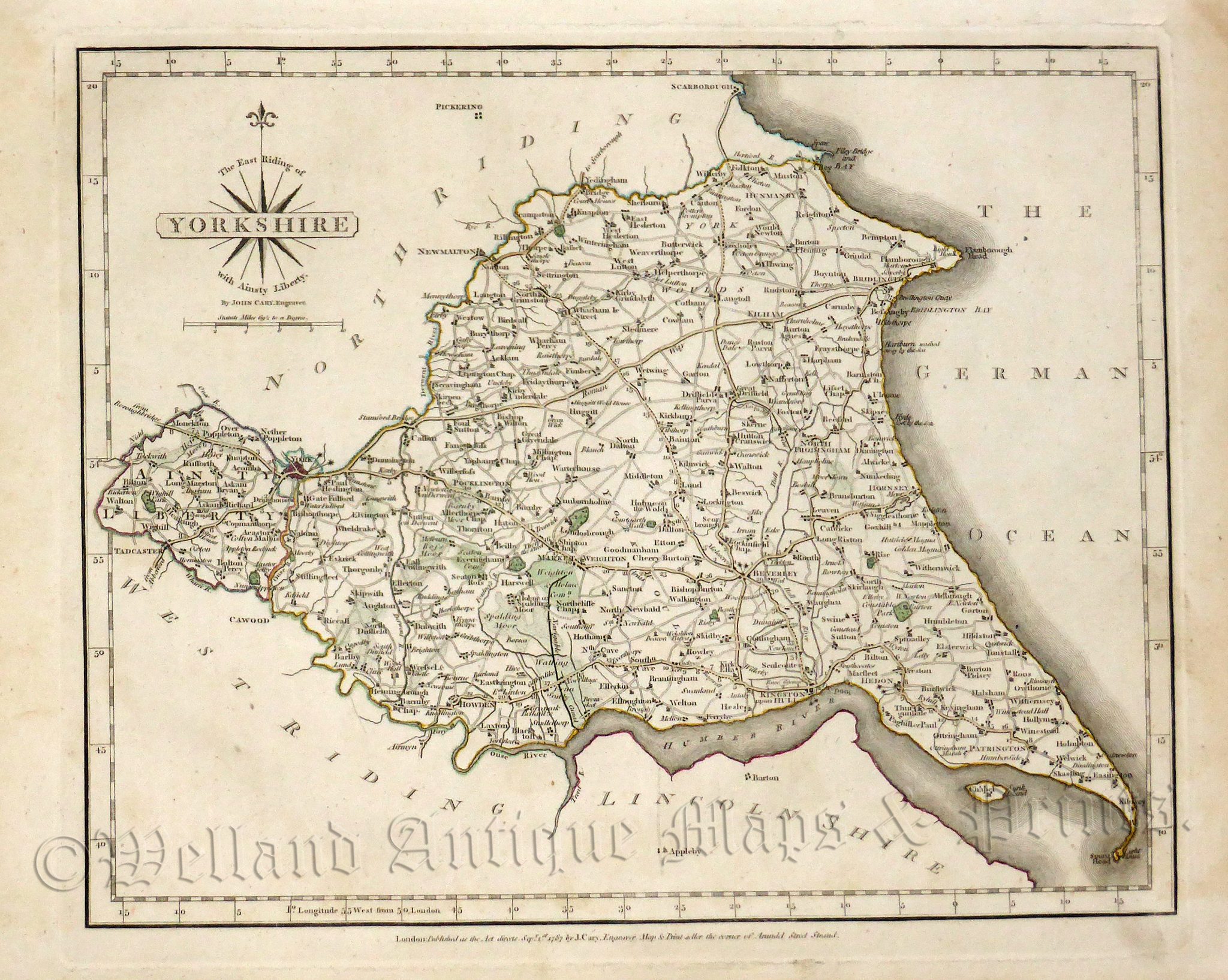 East Riding Maps Archives - Welland Antique Maps