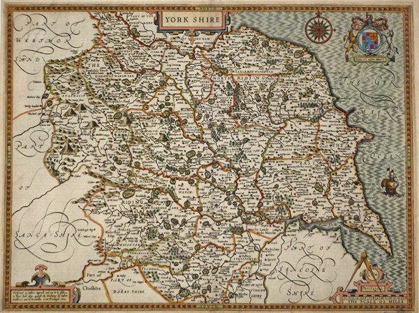 Yorkshire Maps Archives - Welland Antique Maps