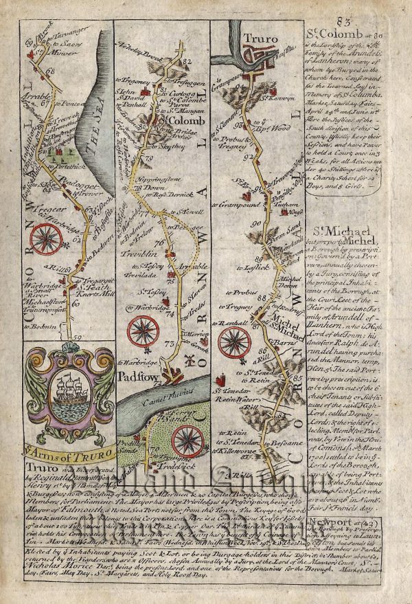 Page 83: The Road from Padstow to Truro via St. Colomb by J. Owen & E ...