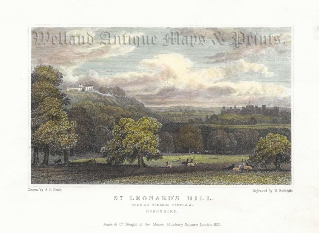 'BASILDON PARK. BERKSHIRE.' by J. P. Neale / A. Cruse c.1831 - Welland ...