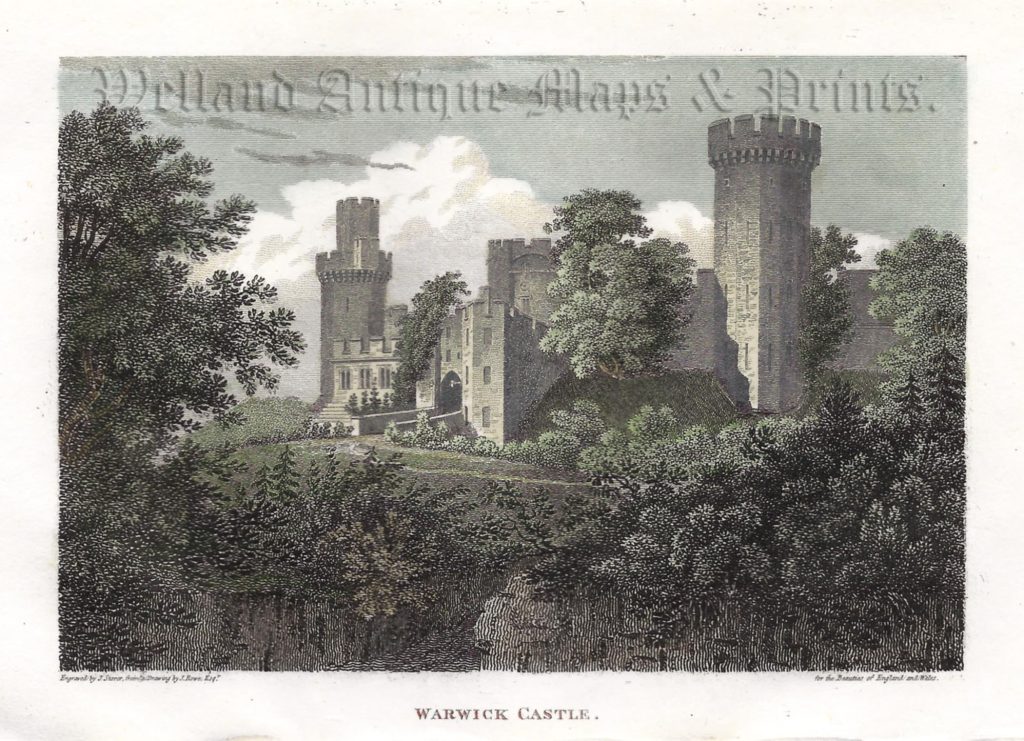 Warwick Castle Archives - Welland Antique Maps