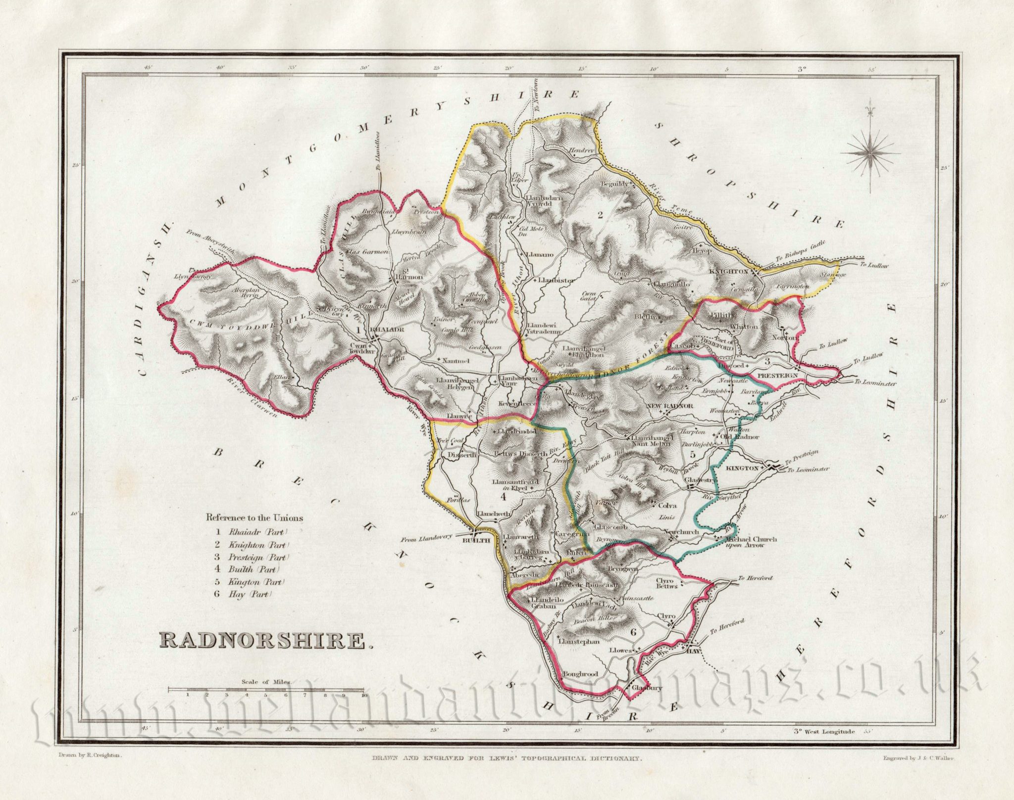 Radnorshire Maps Archives - Welland Antique Maps