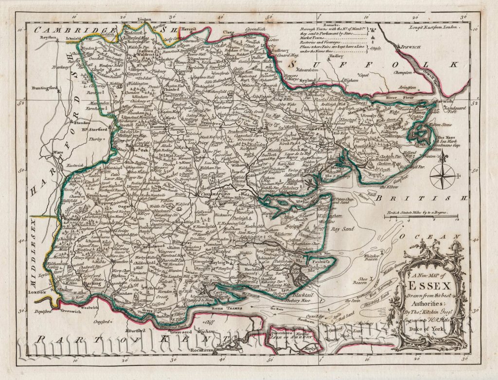 Essex Maps Archives Welland Antique Maps