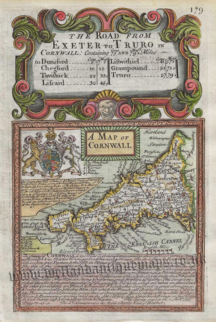 Cornwall Maps Archives - Welland Antique Maps
