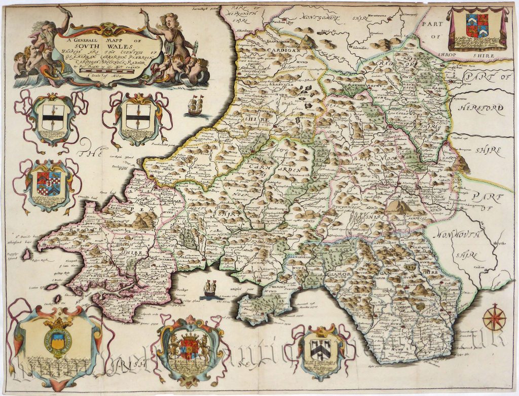 General & Regional Maps of Wales Archives - Welland Antique Maps