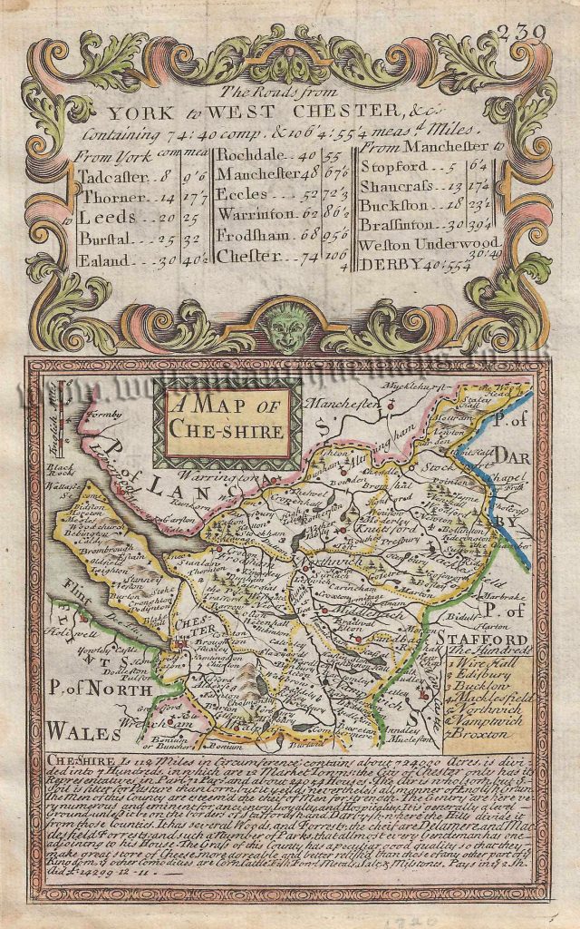 Cheshire Maps Archives - Welland Antique Maps