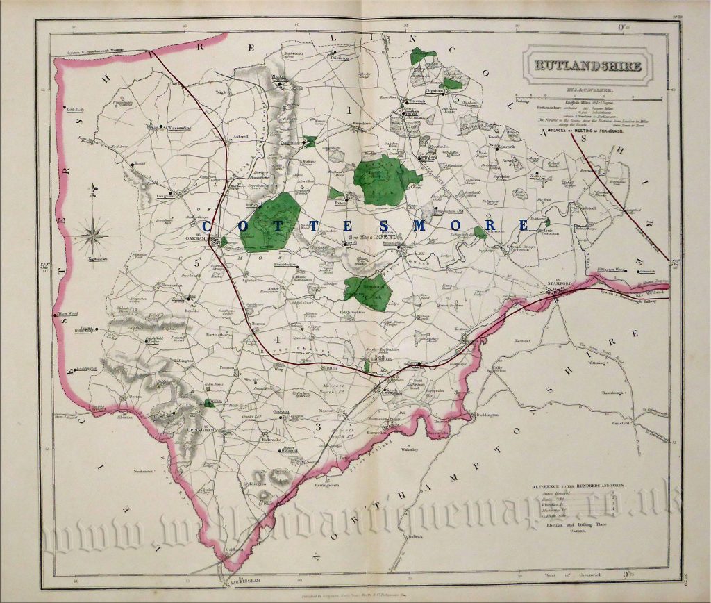 Rutland Maps Archives - Welland Antique Maps