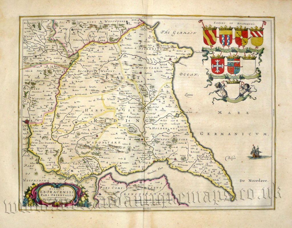 East Riding Maps Archives - Welland Antique Maps